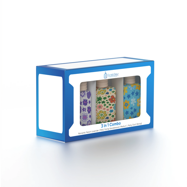Drive Fresh , Drive Stylish – 3-in-1 Car Perfume Combo pack – Fresh Drive